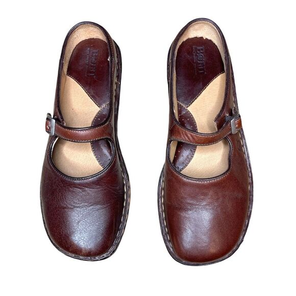 Born | Shoes | Born Bella Leather Mary Jane Slipon Strap Sz 7 2 | Poshmark